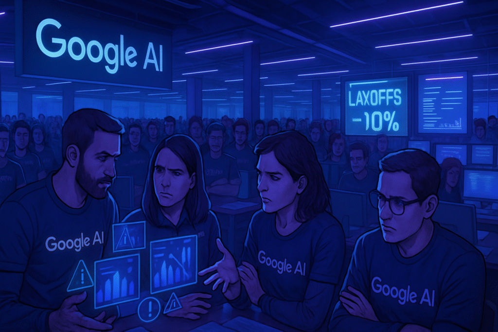 Wave of layoffs at Google AI: tensions over working conditions