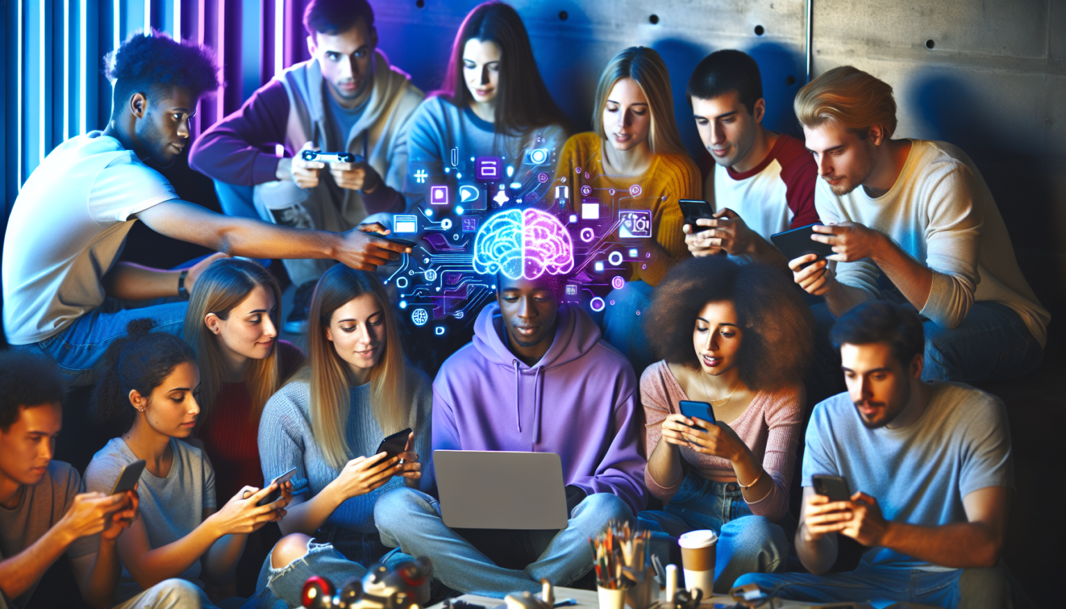 AI and Youth: Tools, Behaviors and Passions of Generations Y and Z