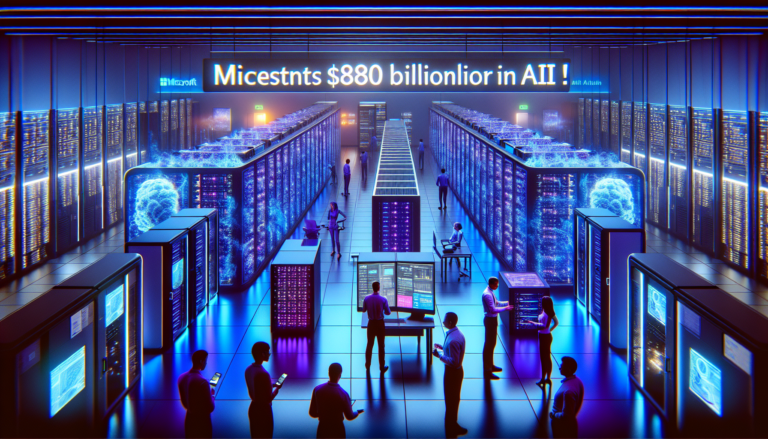 Microsoft mise 80 milliards sur l'IA : une révolution dans les centres ...