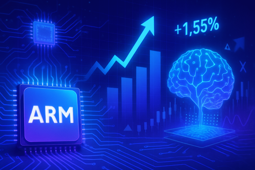 Arm soars on stock market thanks to its shift to chipmaking and AI